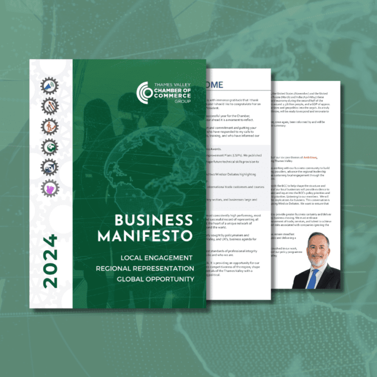 Business Manifesto | Thames Valley Chamber of Commerce
